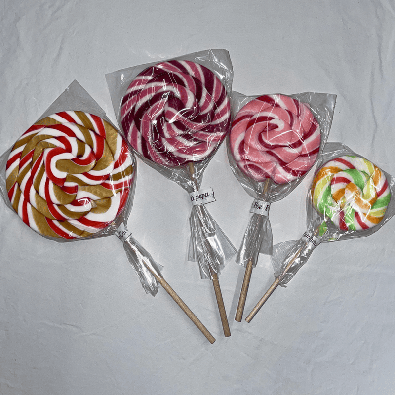 Sucettes ronde fabriquées en France - Acca Barbe à papa